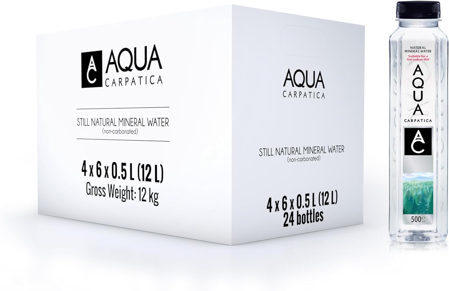 AQUA Carpatica Pure Natural Still Mineral Water 500ml
